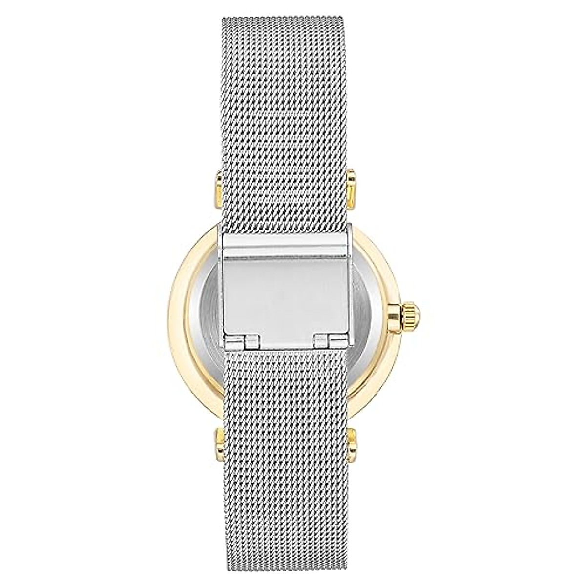 Anne Klein Women's Glitter Accented Mesh Bracelet Watch