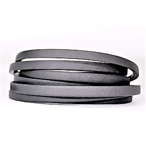 QIJIAPRO Compact Two-Stage Snow Blowers Auger Drive Belt 3/8" x 26.375" for Craftsman, Bolens, Yard Machines and MTD 954-05110 754-05110, CMXGZAM501098, 490-501-M071, 754-04014, 954-04014
