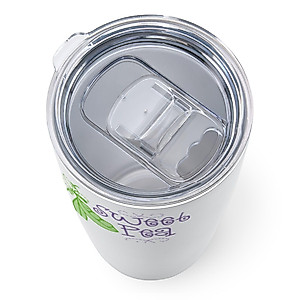 CafePress Sweet Pea Stainless Steel Travel Mug Stainless Steel Travel Mug, Insulated 20 oz. Coffee Tumbler