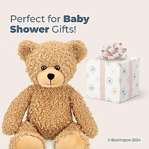 Bearington Collection Bubsy Brown Plush Teddy Bear Stuffed Animal, 16 Inch