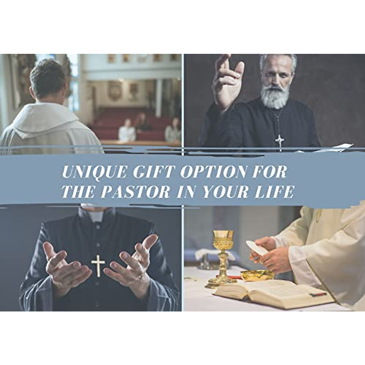 InnoBeta Pastor Appreciation Gifts for Men, Throw Blanket, Presents for Christmas, Pastor Appreciation Day, Birthday, Father's Day - 50" x 65" - Cross