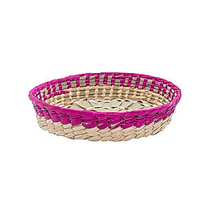 Mexican Tortilla Basket Set - Large Tortilla Warmer 8 inches - Vibrant Tortilla Holder, Pancake Warmer, Taco Keeper - Authentic Tortillero Set for Kitchen, Party Mexican Décor (3, 1/2 Kg)