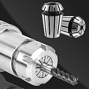 Lanzeuta 1/4" & 1/8" ER11 Spring Collet, High Precision ER11 Collet Chuck for CNC Engraving Machine and Milling Lathe Tool
