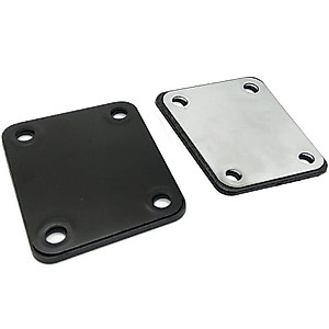 TIHOOD 3PCS Electric Guitar Neck Plate with Crews, Guitar Neck Plate for Replacement Electric Guitar Part