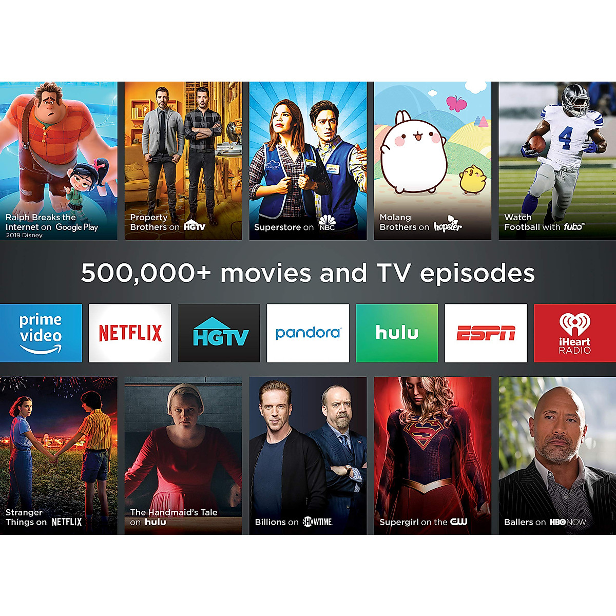 Roku Premiere | HD/4K/HDR Streaming Media Player, Simple Remote and Premium HDMI Cable, Black