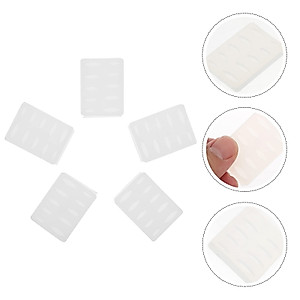 EXCEART 5 Pcs Eye Mold epoxy Eyeball bistuit Eyeball Silicone Chocolate DIY Epoxy Resin Bread Holiday Casting Silicone Baby Dolls Doll Eyes Cookie Jelly Crystal sd Doll White