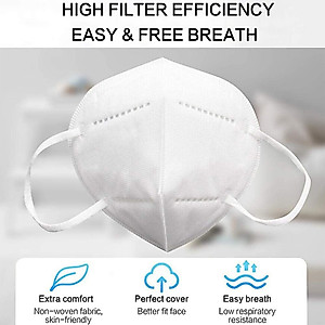 NEWMARK 5 Pack Dr.Family 5 Ply Protective Face Mask Filtration Against Air Particles - Ships from USA