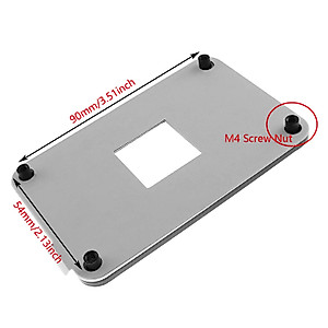 DGZZI AM4 Backplane Back Durable CPU Heatsink Bracket Motherboard CPU Fan Cooling Mounting Sheet Plate for AM4 AMD Socket for Desktop