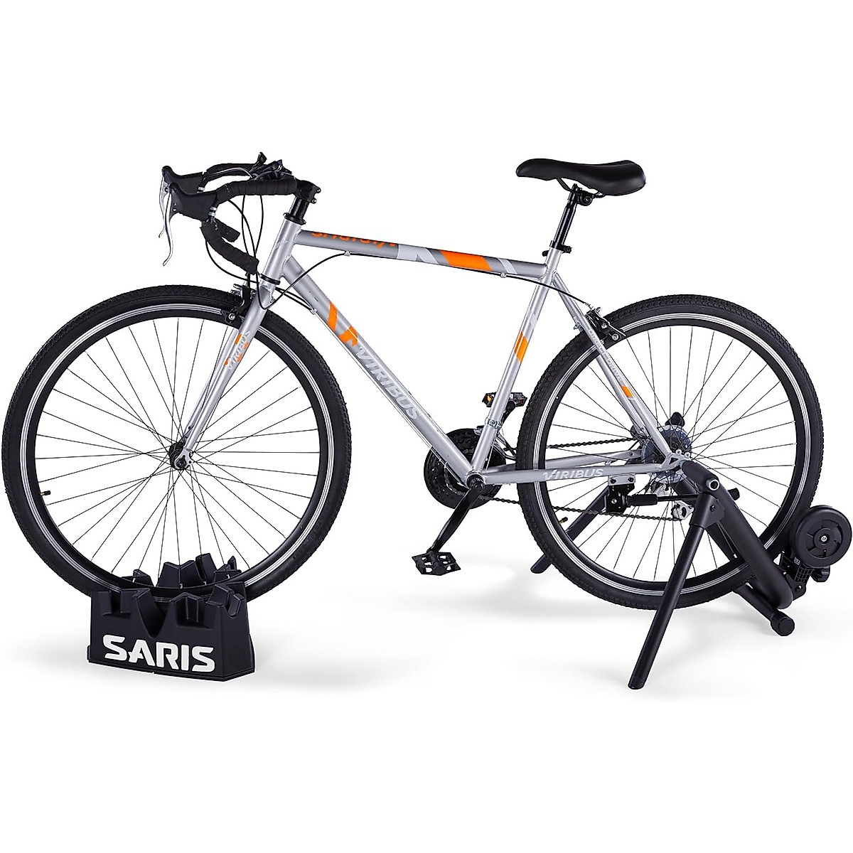 Saris Magnetic Indoor Bike Trainer, Magnetic Resistance, Compatible with Zwift App