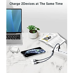 Basesailor USB Splitter 1 in 2 Out 1FT,USB A Male to Double Female Y Cable Extension Adapter,Dual USB Port Extender Hub,Data Charger Power Split for Car,Xbox One Series,PS4,PS5,Laptop,Keyboard,Mouse