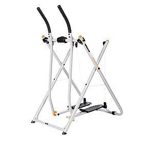 Gazelle Tony Little Pacer Total Body Fitness Workout Exercise Elliptical Glider Supports Up to 250 Pounds with Low Impact Design for Home Gym, Gray