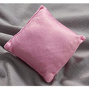 Badger Basket Toy Scrollwork Metal Triple Doll Bunk Bed with Ladder and Bedding for 18 inch Dolls - Silver/Pink