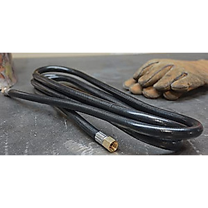 Hot Max 24212 Replacement Hose Liquid Propane/Natural Gas Hose with 350 Psi Rating, 10'