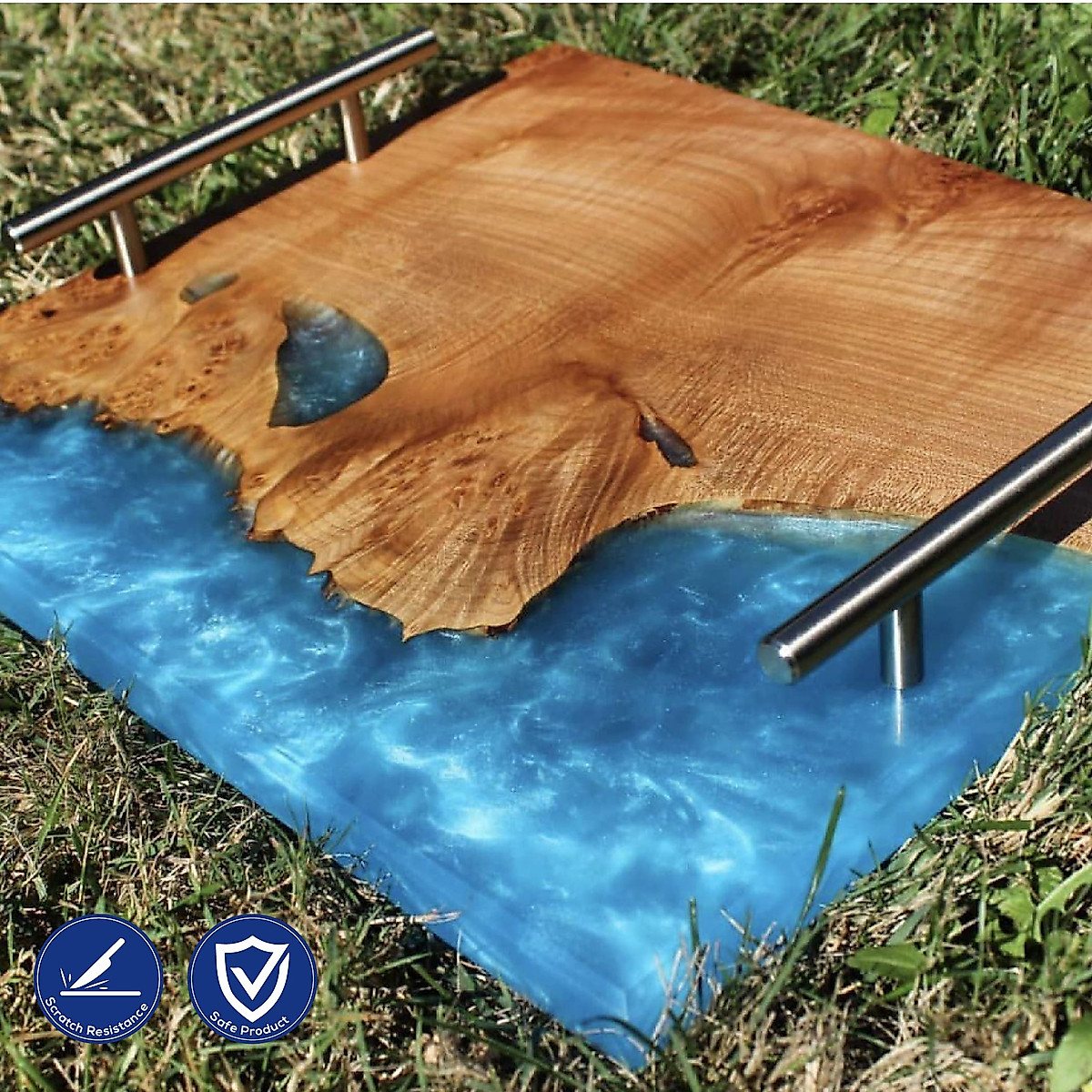 Deep Pour Epoxy Resin for River Table | 3 Gallon (11.4 L) | 4'' Deep Pour & Casting Epoxy Resin Kit | Low Odor | Crystal Clear and High Gloss | for River Tables, Deep Pour, Casting