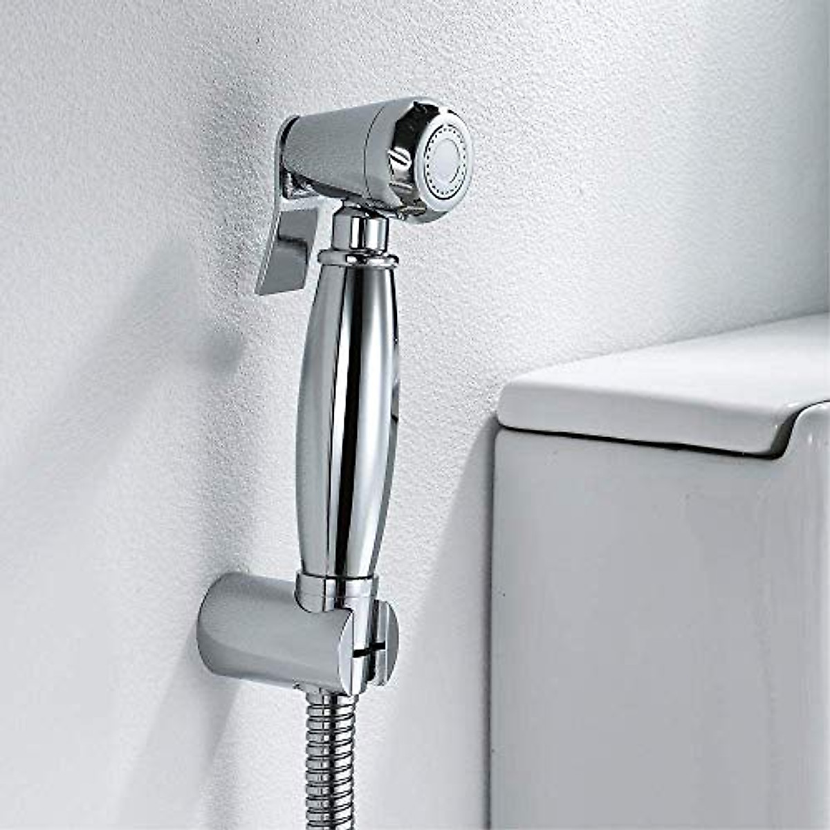 BINCAVIDOU Chrome Thermostatic Pet Bath Wash Car Water Flowers Personal Hygiene Bidet Spray Gun Set Bathroom Toilet Flusher Full Retro Copper Woman Wash Faucet Flushing Body Cleaner