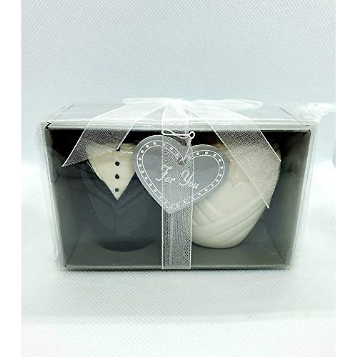 Generic, Bride and Groom Ceramic Salt & Pepper Shakers Wedding Favor Gift