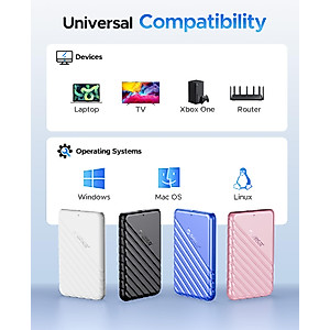 ORICO 2.5 inch External Hard Drive Enclosure USB 3.0 to SATA III for 7mm and 9.5mm SATA HDD SSD Tool Free [UASP Supported] Black (25PW1-U3)