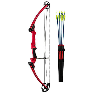 Genesis Original Bow Archery Kit, Right Handed, Red