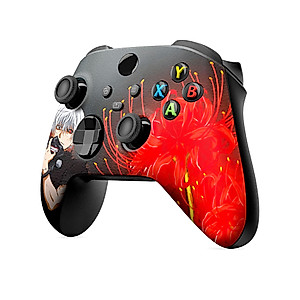 DreamController Tokyo Ghoul Custom X-box Controller Wireless compatible with X-box One/X-box Series X/S Proudly Customized in USA with Permanent HYDRO-DIP Printing(NOT JUST A SKIN) (MODDED)