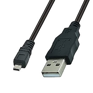 Replacement USB Camera Transfer Data Sync Cable Cord for Sony Cybershot Camera DSC-H300 DSC-W800 DSC-W370 DSC-H200, Panasonic Lumix Camera DMC-G7 DMC-S5 DMC-ZS25 DMC-TZ35