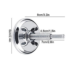 10-425? BBQ Stainless Steel Thermometer Bimetal Oven Thermometer 50~800? Temperature Gauge for Barbecue Cooking