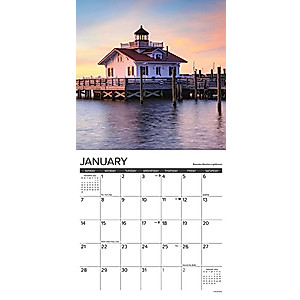 Willow Creek Press Outer Banks Monthly 2024 Wall Calendar (12" x 12")