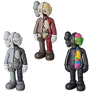 8-Inch Kawed Model Art Action Figure, Collectible Ornaments Model Toy Easter/Christmas/Birthday for Party, Gift Home Decoration (Grey)