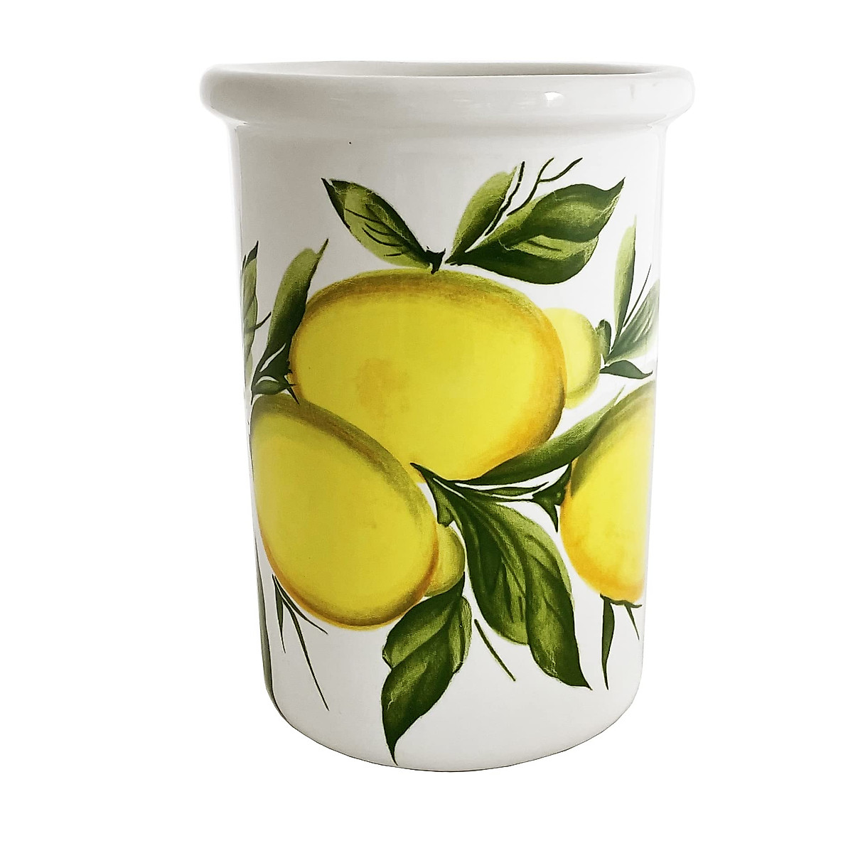 Abbiamo Tutto Lemon Wine Bottle Holder/Utensil holder