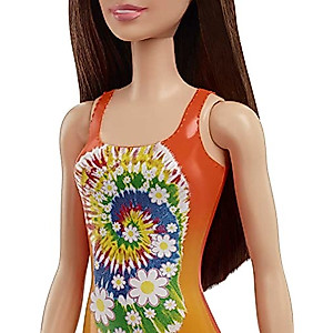 Barbie Beach Doll in Orange Swimsuit