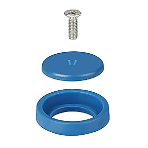 KWODE Pre Rinse Spray Valve Repair Kit for All Commercial Sink Sprayer, Spray Face Bumper and Screw Repair Part Blue