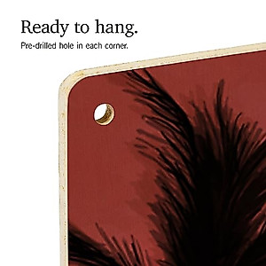 Lantern Press 6x9 Inch Wood Sign, Ready to Hang Wall Decor, South Beach Miami, Florida