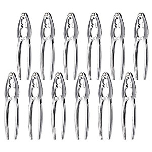 12 Pcs Crab Crackers and Tools, Nut Crackers for Crab Legs, Lobster Crackers Crab Crackers Sets, Heavy Duty Seafood Tools Nut Crackers Set