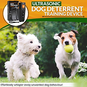 pureng PNG Dog Bark Deterrent Device | Anti Barking Device for Dogs | Dog Training & Behavior Aids | Ultrasonic Bark Stopper with LED Flashlight | Dog Whistle to Stop Barking Neighbors Dog