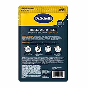 Dr. Scholl's® Tired, Achy Feet Soothing & Reviving Foot Mask, 3 Pair, Warming Booties