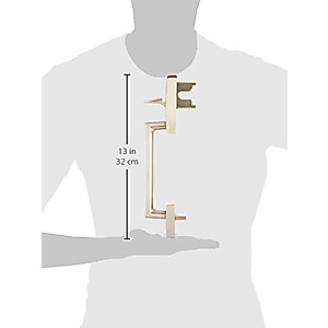 Schlage F92-CEN Century Dummy Exterior Handleset from The F-Series, Satin Nickel