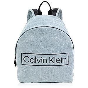 Calvin Klein Landon Zip Around Backpack, Denim Combo,One Size