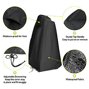 Guisong Pressure Washer Cover, Waterproof& Dustproof Covers for Power Washer, Protective Outdoor Cover for Electric High Pressure Cleaner 17.8" x 17.8" x 34.2"