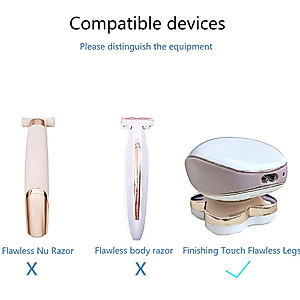 LIANSUM Replacement Finishing Touch Flawless Legs Charger Cord Ladies Legs Razor Shaver USB Cable, Women Electric Trimmer 5V Power Cord White (Only for Finishing Touch Flawless Legs)