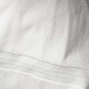 100% Organic Cotton Bath Towel Set | Bathroom Luxury Towel Set of 6 | GOTS Certified | Hotel Premium Towels | 700 GSM | 2 Bath Towels 30 x 56 | 2 Hand Towels 16 x 30 | 2 Wash Cloths 13 x 13 | White