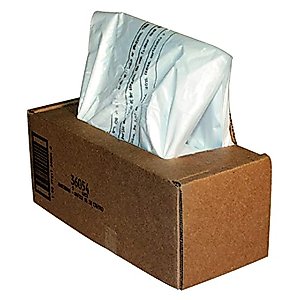 Fellowes Powershred Shredder Bags for 125/225/2250 Series Shredders, 50 Bags & Ties (36054)