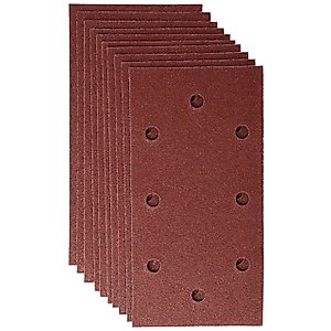 Bosch 2609256A89 Sanding Sheet Set for Orbital Sanders (10-Piece)