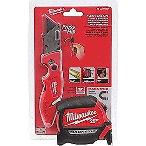 Milwaukee 48-22-0125F Tape Measure & Utility Knife Combo Tool Set
