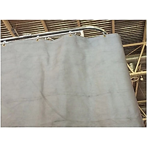 XXIOJUN-Shower Mat Industrial Welding Curtain, Welding Blanket Silicone Coated, Flame Retardant Fiberglass 650gsm Thick Welding Shield up to 1000°f, Weld Curtain for The Use by Welders, Cutters