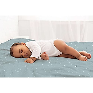 Bear’s Little Fish 100% Organic Cotton Baby Bassinet Sheets - Soft Fitted Crib Sheets for Hourglass Rectangular Oval Bassinet Mattress Pad Baby Basket Bedside Bassinet Sheets - 3-Pack