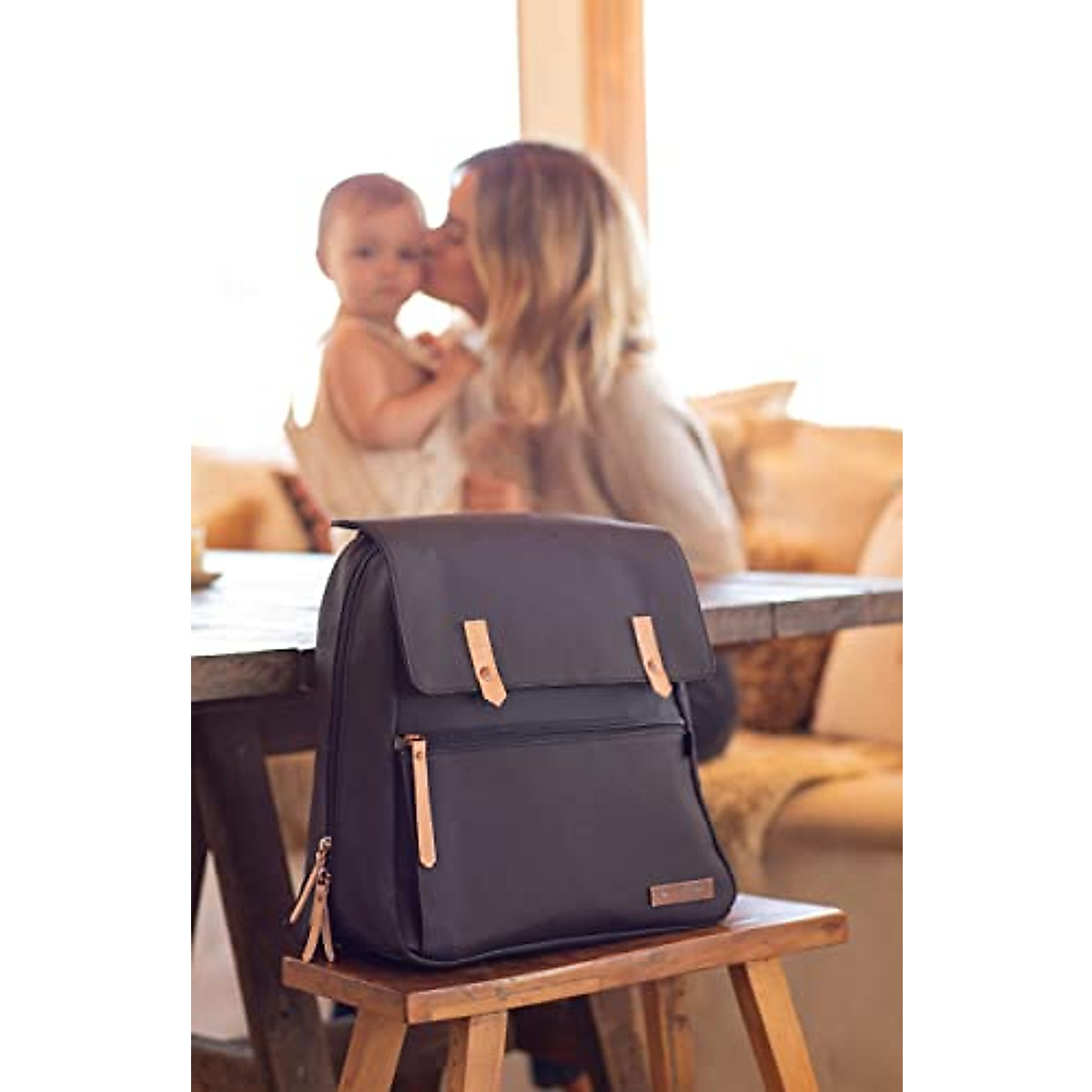 Petunia Pickle Bottom Meta Backpack & Inter-Mix Deluxe Kit Bundle | Diaper Bag Backpack for Parents | Stylish Bag and Organizer | Comfortable, Spacious, and Sleek Backpack for On the Go Moms