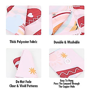 Boho Rainbow Happy Birthday Backdrop Banner Pink Bohemian Sunshine Theme Background Decorations for Women Girls Baby Shower Photography Party Sign Decor Supplies