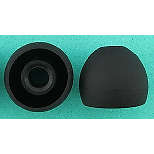 12 Medium Black Eartips Earbuds for Monster Beats Dr. Dre Tour, urBeats and Powerbeats