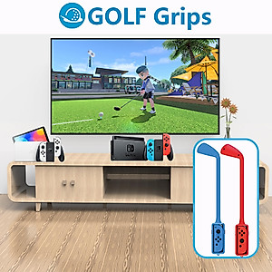 KUNSLUCK Switch Sports Accessories Bundle for Nintendo Switch Sports, 12 in 1 Nintendo Switch Sports Family Accessories Kit Compatible with Switch/Switch OLED