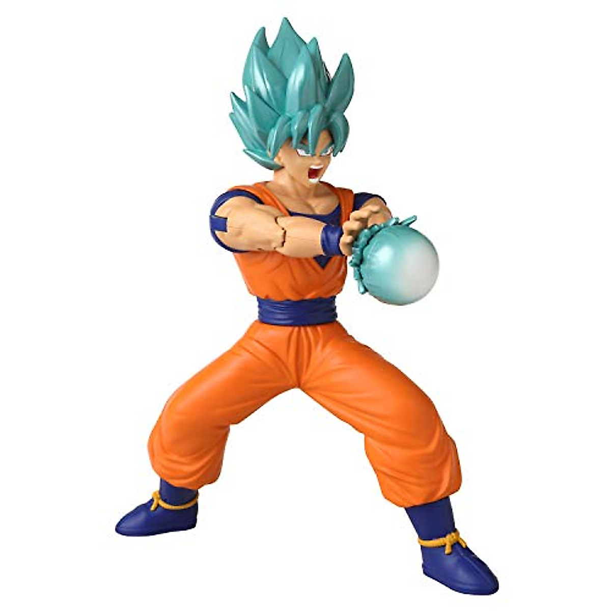 Bandai Namco - Dragon Ball Super - Super Saiyan Blue Goku, 7" Action Figure Attack Collection