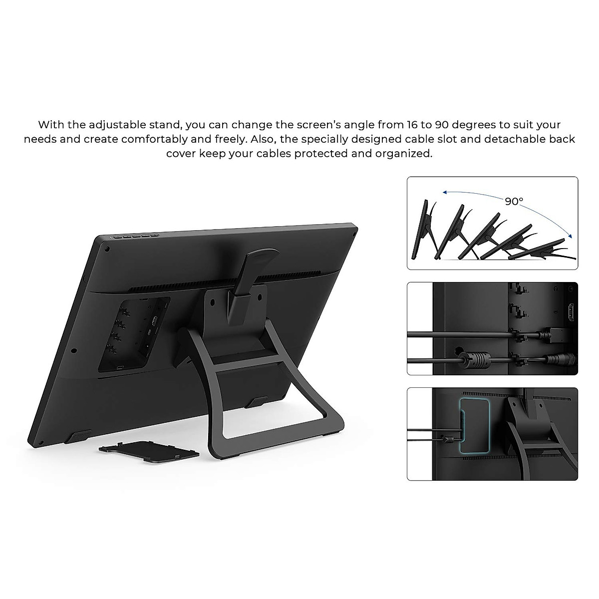 XPPen Artist 22 2nd Drawing Tablet with Screen Graphics Tablet 122% sRGB with 8192 Levels Battery-Free Stylus, 21.5inch Pen Display Compatible with Windows, Mac, Linux with Adjustable Stand